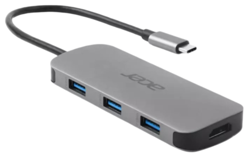 Купить Док-станция Acer 7in1 Type C dongle в интернет магазине DNS ...