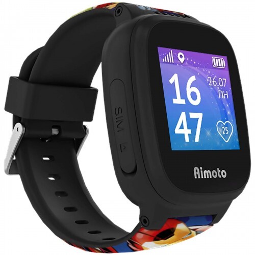 Купить Детские часы Кнопка Жизни Aimoto Kid Mini черный в интернет ...