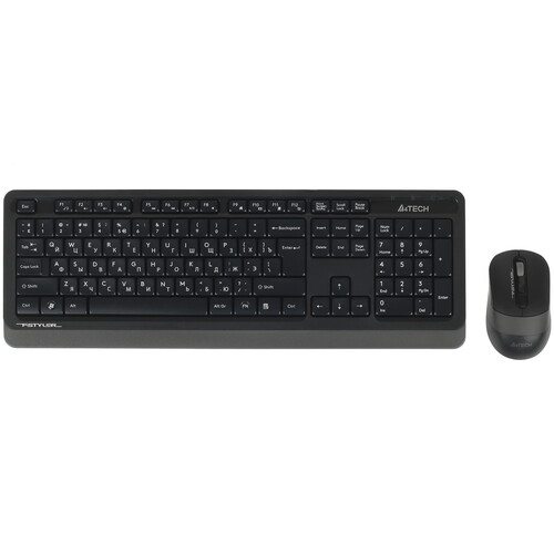 Купить Клавиатура мышь беспроводная A4tech Fstyler Fg1010 черный в