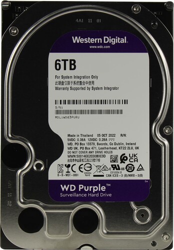 Купить 6 ТБ Жесткий диск WD Purple PR2000M-3 Surveillance [WD63PURU] в ...