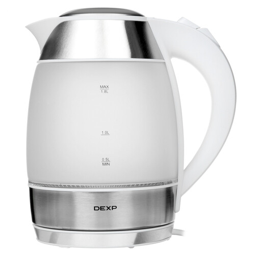 Купить Электрочайник DEXP EK-02GFRW белый в интернет магазине DNS. Характеристики, цена DEXP EK ...