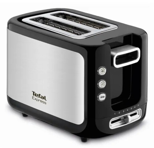 Купить Тостер Tefal Express Metal TT365031 черный в интернет магазине ...