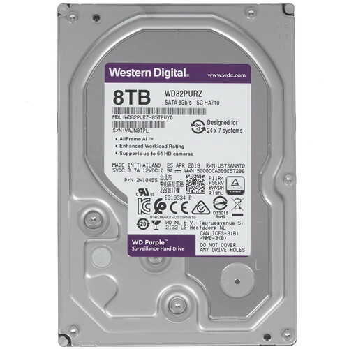 Купить Жесткий диск WD Purple [WD82PURZ] в интернет магазине DNS ...