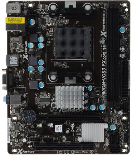 Купить Материнская плата ASRock 960GM-VGS3 FX в интернет магазине DNS ...