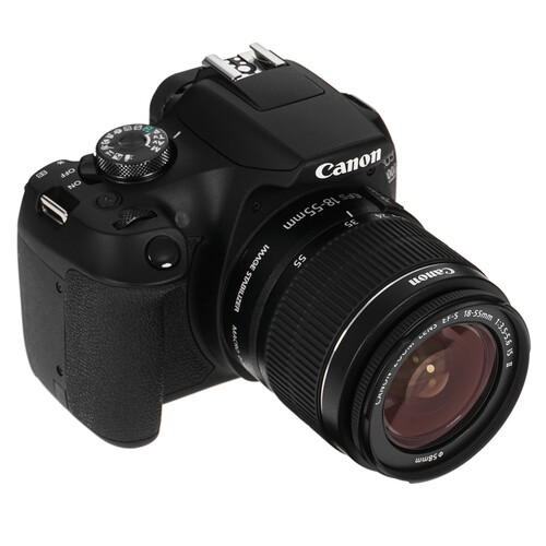 Купить Зеркальный фотоаппарат Canon EOS 2000D Kit 18-55mm IS черный в ...