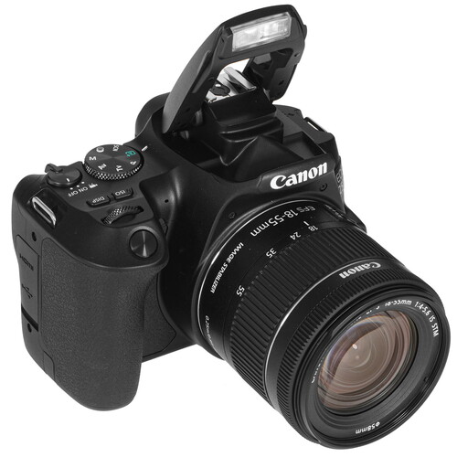 Купить Зеркальный фотоаппарат Canon EOS 250D Kit 18-55mm IS STM черный ...
