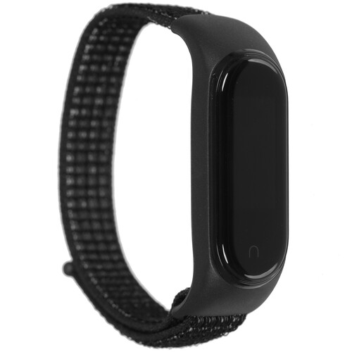Купить Ремешок DF для Xiaomi Mi Smart Band 3/ 4/ 5 черный/белый в ...