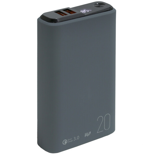 Купить Портативный аккумулятор Olmio QS-20 серый в интернет магазине ...