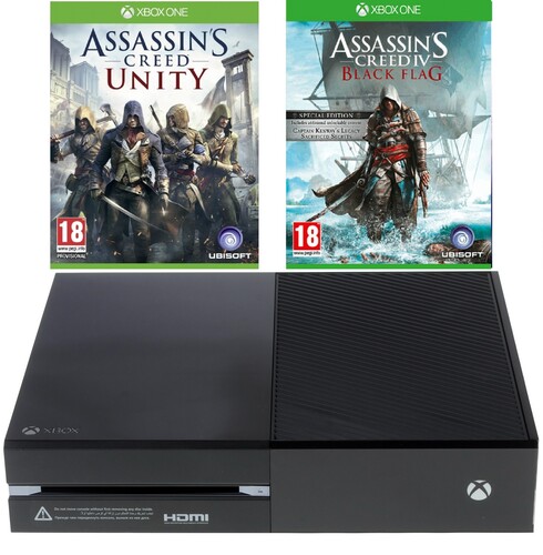Купить Игровая приставка Microsoft Xbox ONE 500 Gb + Игры "Assassin's ...
