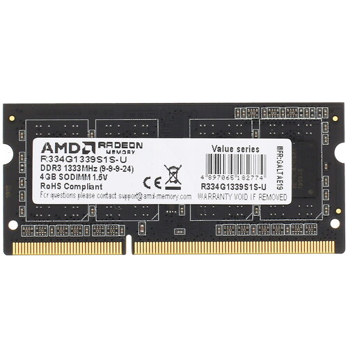 Купить Оперативная память SODIMM AMD Radeon R3 Value Series ...