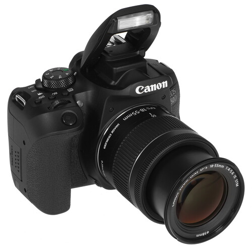 Купить Зеркальный фотоаппарат Canon EOS 850D Kit 18-55mm IS STM черный ...