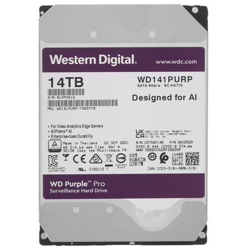 Купить 14 ТБ Жесткий диск WD Purple Pro [WD141PURP] в интернет-магазине ...