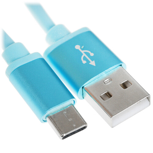 Купить Кабель круглый Dexp Usb Type C синий в интернет магазине Dns