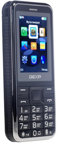 Купить Сотовый телефон DEXP Larus M5 2.4" Black GSM/2SIM/320x240/0.3Мп/microSD/BT/GPRS/FM в ...