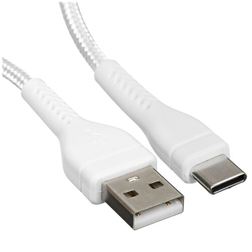 Купить Кабель круглый Dexp Usb Type C Usb 2 0 Type A белый 1 м в