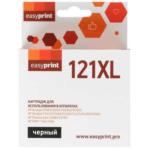 Купить Картридж EasyPrint №121XL BK черный в интернет магазине DNS ...