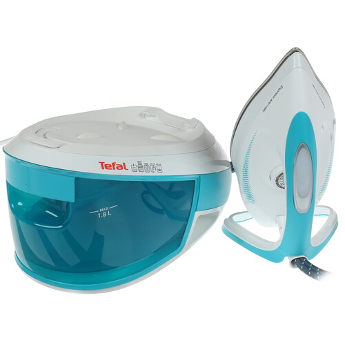 Купить Парогенератор Tefal Express Anti-Calc SV8010E0 голубой в ...