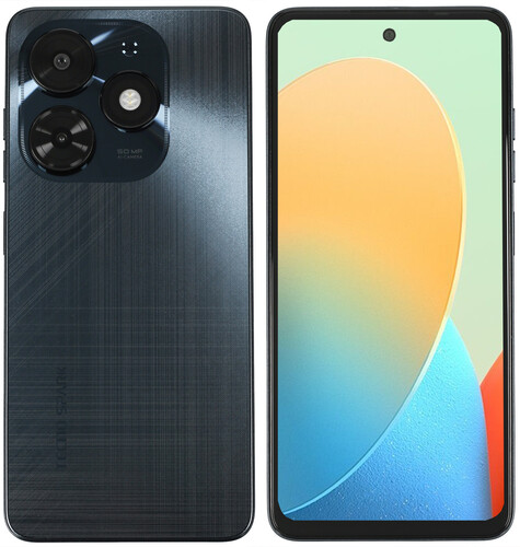 Купить 6 56 Смартфон Tecno Spark 20c 128 ГБ черный в интернет магазине